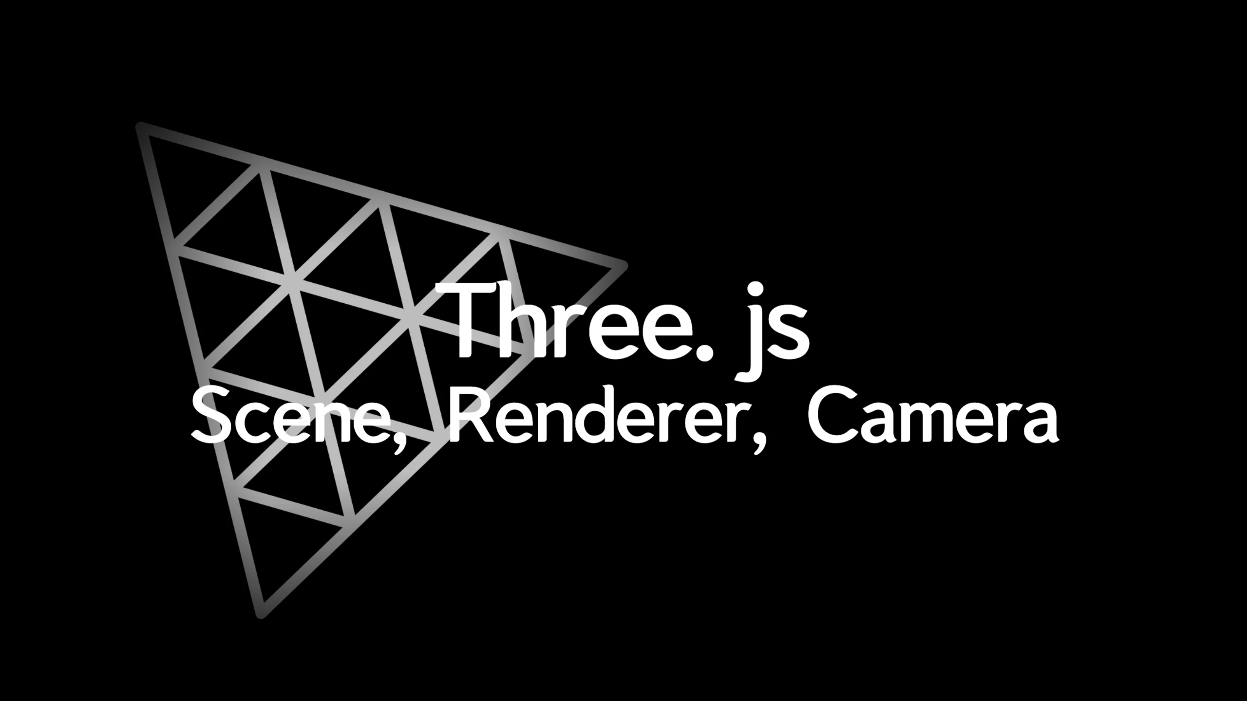 [Three.js] Scene, Renderer, Camera